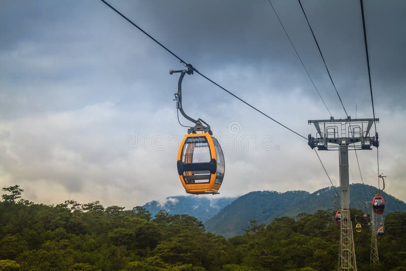 Dalat Cable Car Way at Robin Hill, Vietnam Editorial Image - Image of ...