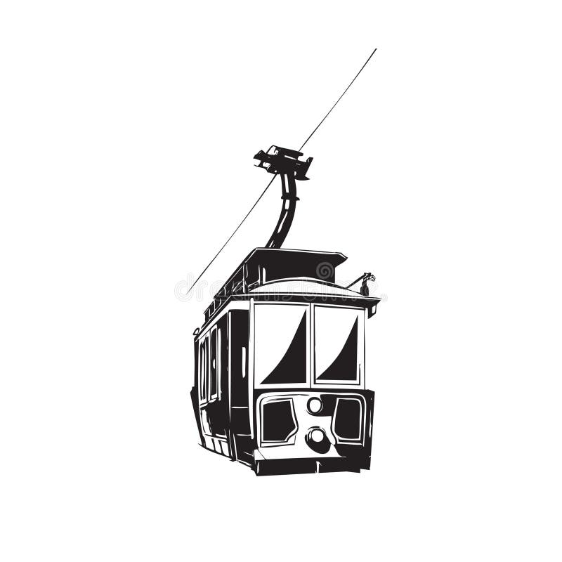 Cable Car stock illustration. Illustration of coach - 304024029