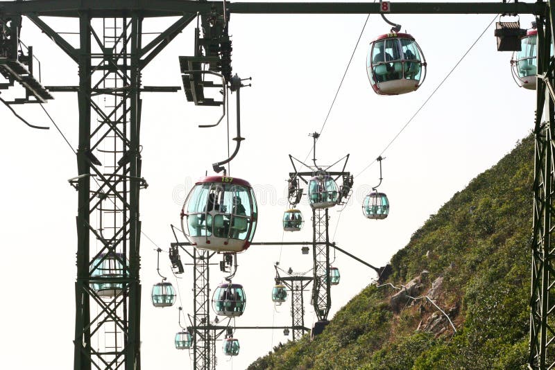 Cable car editorial photo. Image of hill, sightseeing - 63043291
