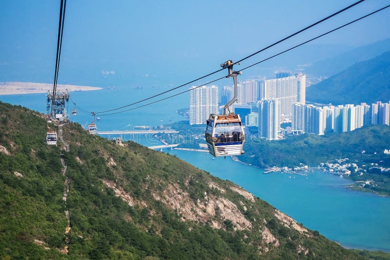 Cable Car,from Hong Kong Ocean Park Stock Photo - Image of landmark ...