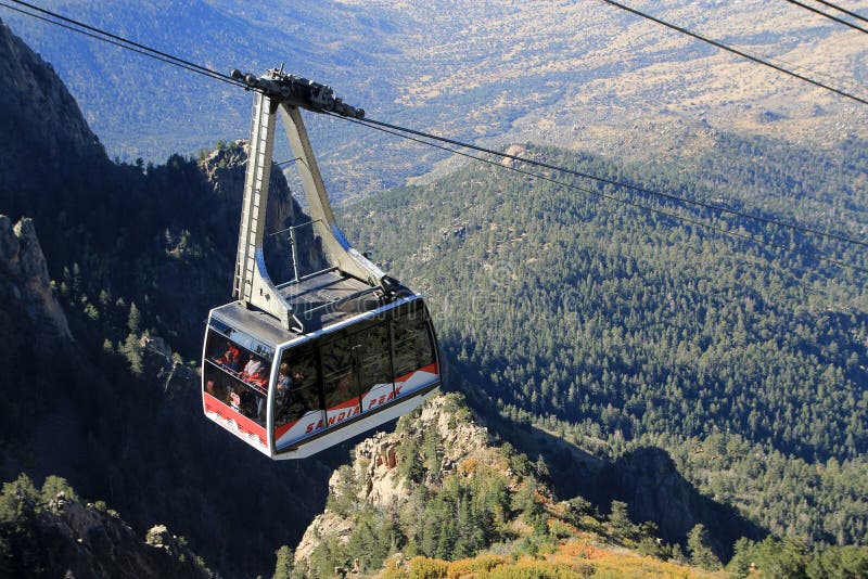 Cable car in New Mexico stock image. Image of travel - 164969955
