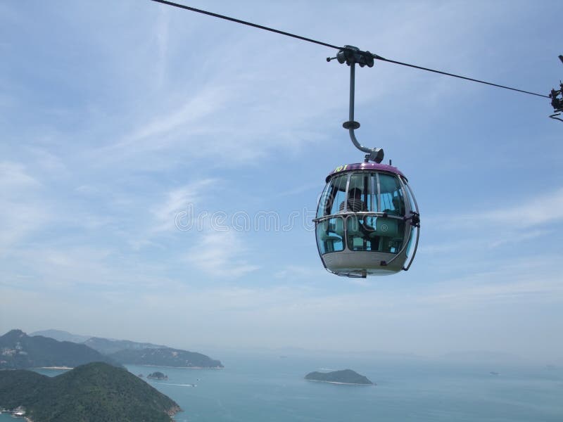 The Cable Car, Ocean Park Hong Kong 18 Nov 2020 Editorial Photography ...