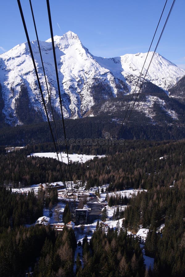 The Bavarian Zugspitze Railway - Grainau Editorial Image - Image of ...