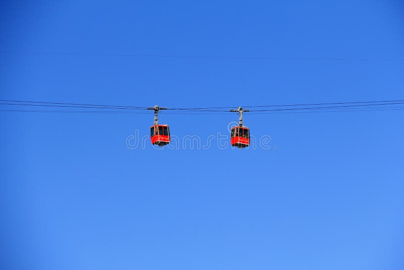 Cabins of the Cable Car in Zacatecas Mexico V Editorial Stock Image ...
