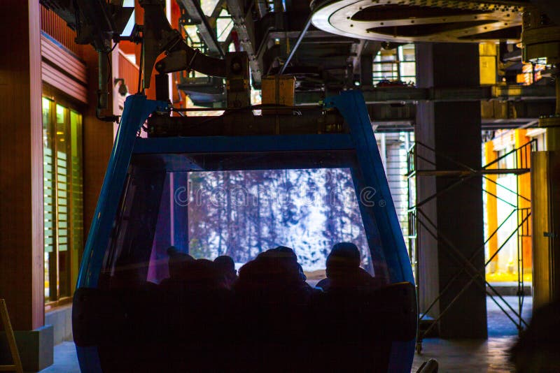 Cable Car stock photo. Image of lift, bridge, cable, scandinavian ...