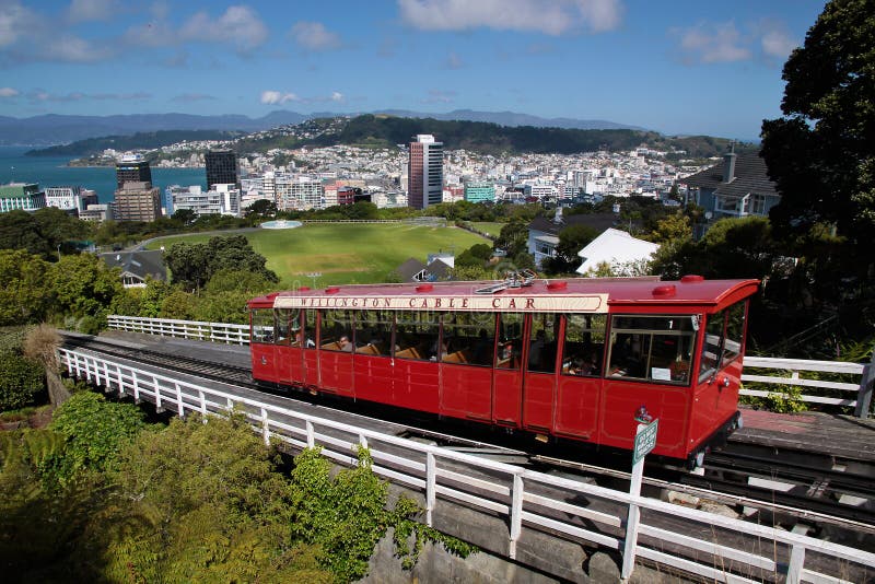 Wellington Cable Car - New Zealand Editorial Stock Photo - Image of ...