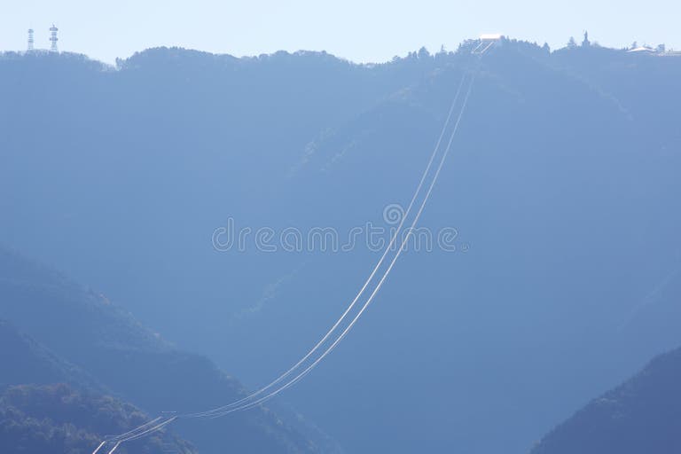 Cable car wire stock image. Image of quiet, rope, gondola - 62821781