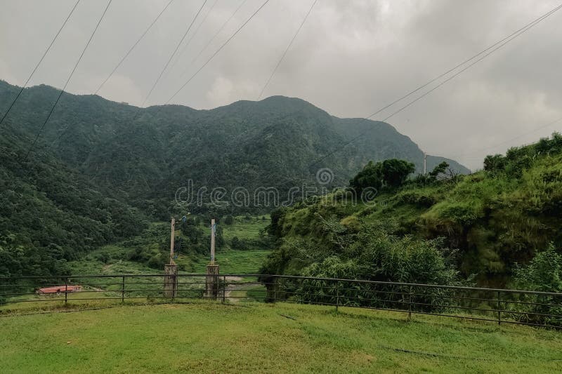 Cable Car and Zip Line Adventure Grounds at Pokhara Nepal Stock Photo ...