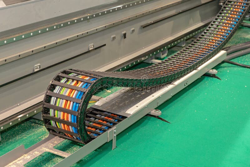 Cable Carrier stock photo. Image of fittings, connected - 138644524