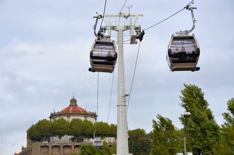 Cable cars stock photo. Image of high, church, transportation - 21282632