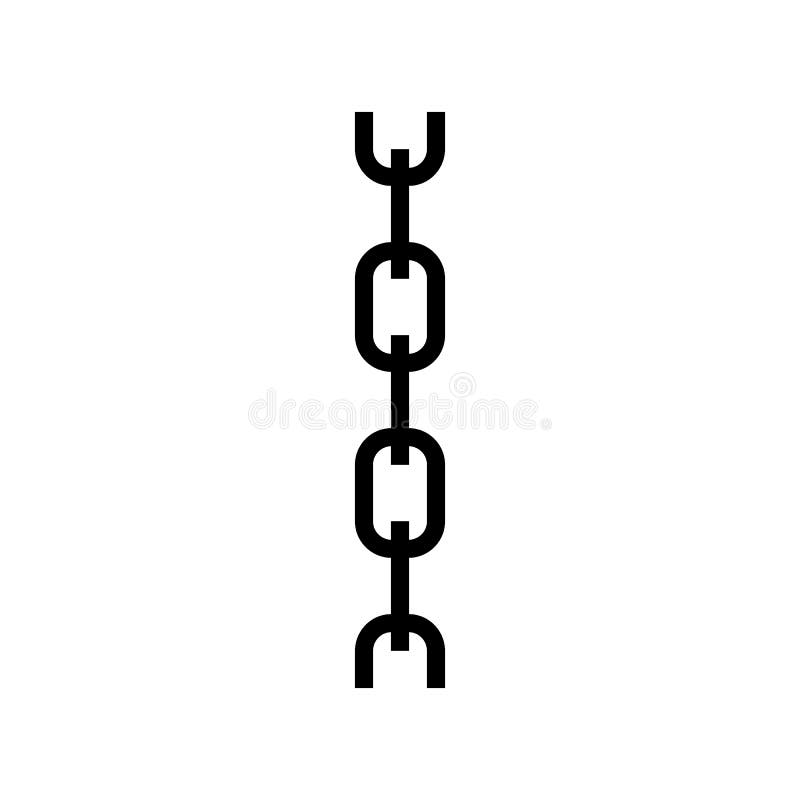 Cable Chain Color Icon Vector Illustration Stock Vector - Illustration ...