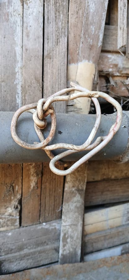 Cable coiled in PVC pipe stock image. Image of branch - 338380585