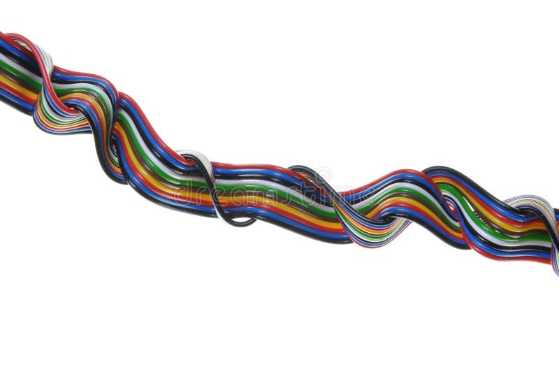 Cable Computer Bus with Plug Stock Photo - Image of connect, bandwidth ...