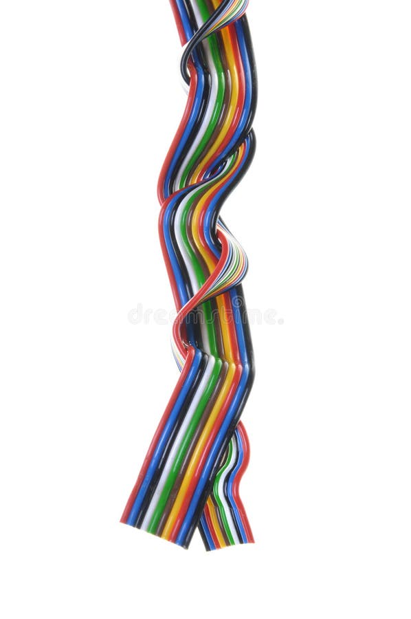 Cable Computer Bus with Plug Stock Photo - Image of connect, bandwidth ...