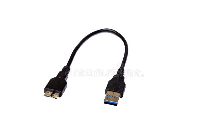 Cable for Connecting a Portable Drive To a Computer, USB and Micro USB ...