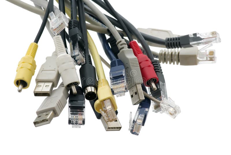 Cable connector stock image. Image of connect, connection - 1699237