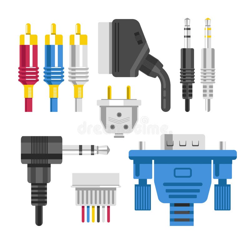 Plug Technology into Global Cloud Computing Stock Vector - Illustration ...