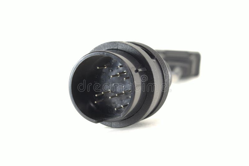 Computer Connector of a Scanner for Car Diagnostics Stock Image - Image ...