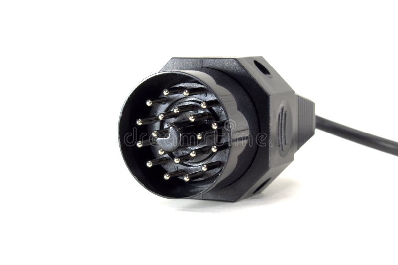Computer Connector of a Scanner for Car Diagnostics Stock Image - Image ...