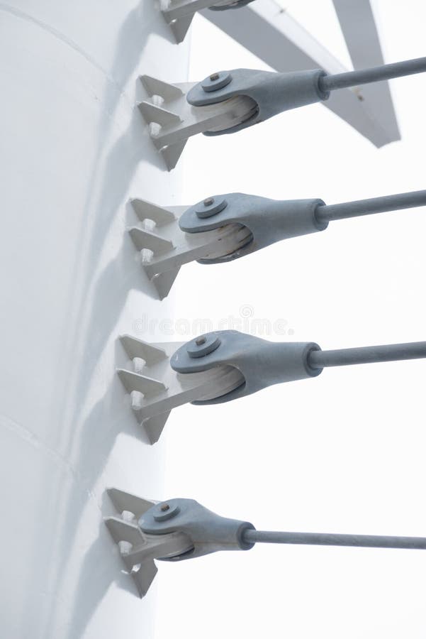Cable Connector for Construction Steel Bridge Stock Photo - Image of ...