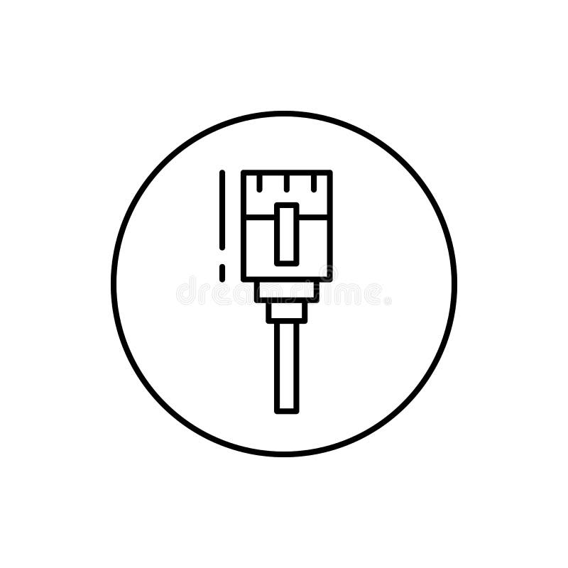 Cables Cable Connectors Stock Illustrations – 371 Cables Cable ...