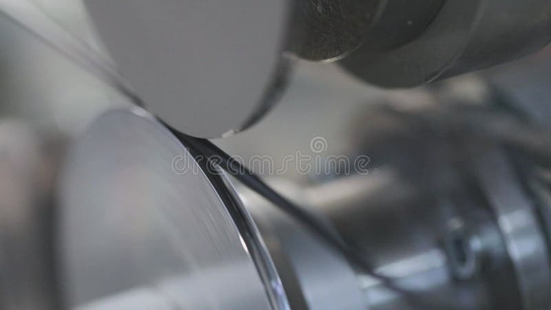 Cable Crimping in a Sheath, Cable Insulation Process Stock Footage ...