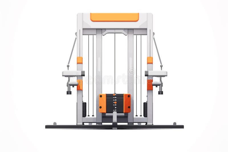 Pull Crossover Cable Machine Stock Illustrations – 12 Pull Crossover ...