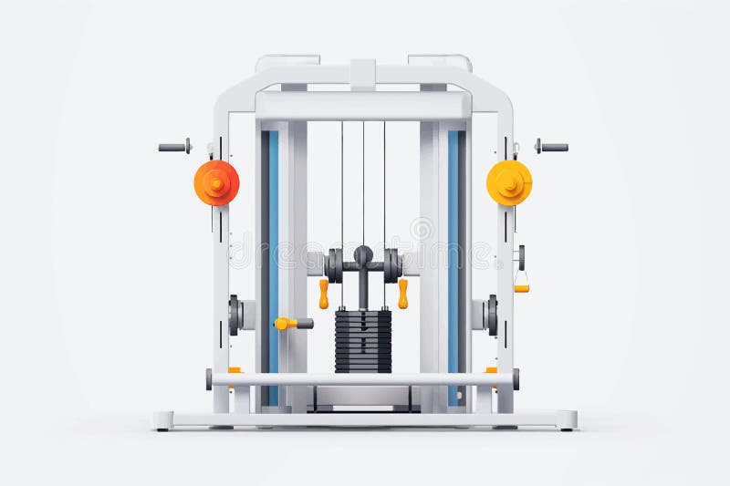 Cable Crossover Machine Isolated Vector Style Illustration Stock Vector ...