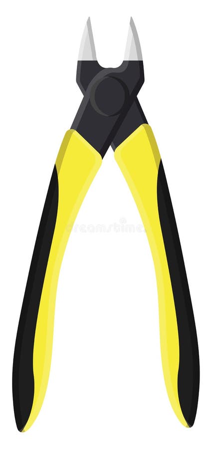 Cable cutter, icon stock vector. Illustration of equipment - 261374798