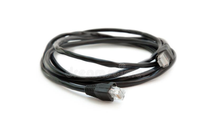 Cable De Conductor Doble Retorcido Aislado Foto de archivo - Imagen de ...