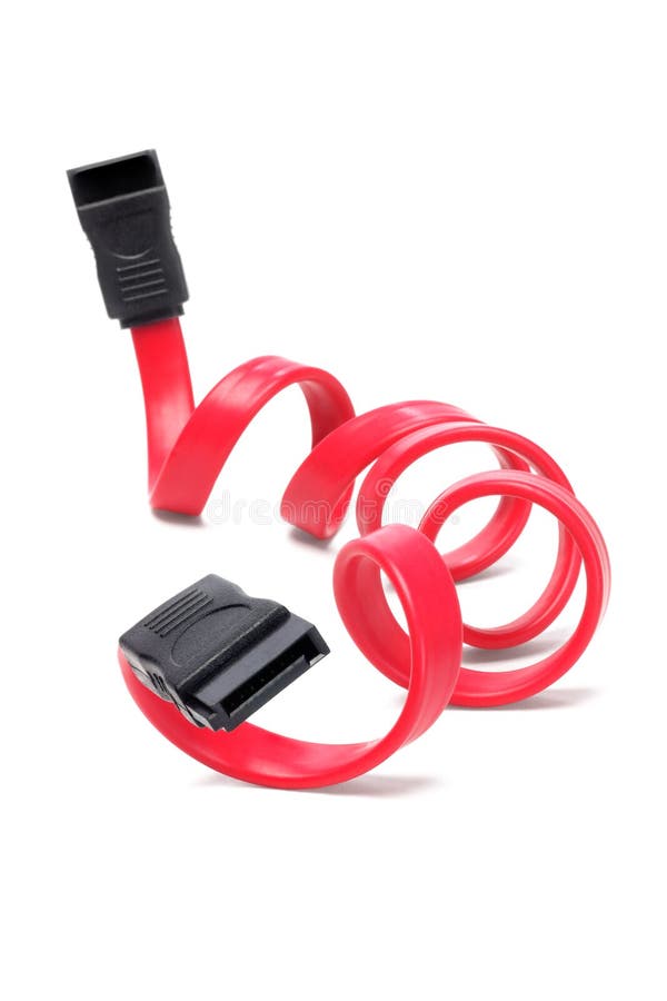 Cable de Serial ATA imagen de archivo. Imagen de conecte - 28707699