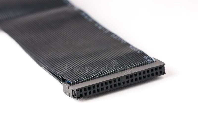 Cable del IDE imagen de archivo. Imagen de conducir, duro - 12189027