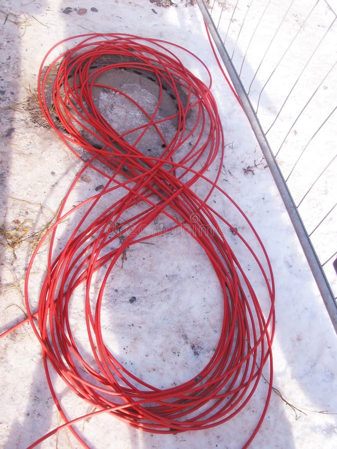 Cable eight stock image. Image of eight, cable, communications - 10277