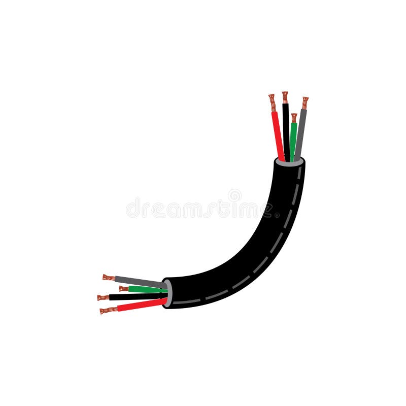 Cable element icon stock vector. Illustration of data - 385537657