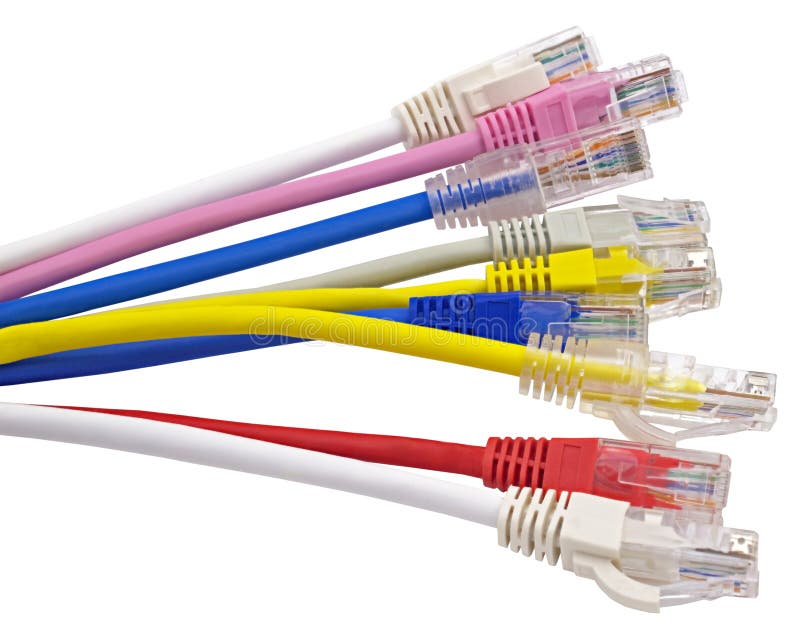 Cable ethernet de red foto de archivo. Imagen de cuerda - 270297542