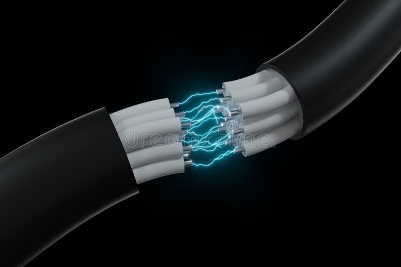 Cable with Extended Core, Electronic Connection Product, with Lightning ...
