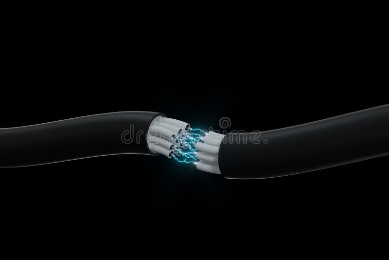 Cable with Extended Core, Electronic Connection Product, with Lightning ...