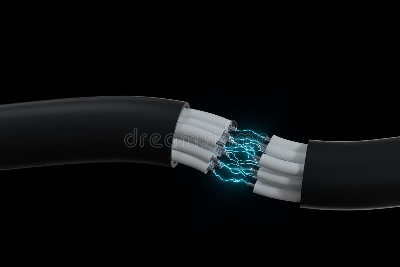 Cable with Extended Core, Electronic Connection Product, with Lightning ...