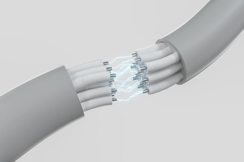 Cable with Extended Core, Electronic Connection Product, with Lightning ...