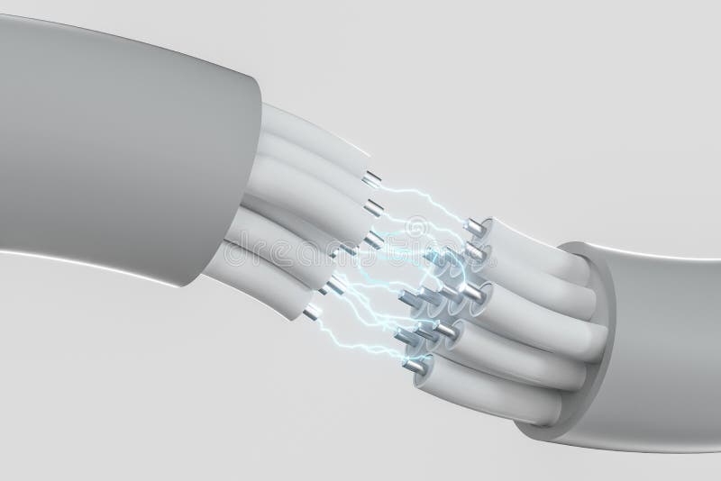 Cable with Extended Core, Electronic Connection Product, with Lightning ...