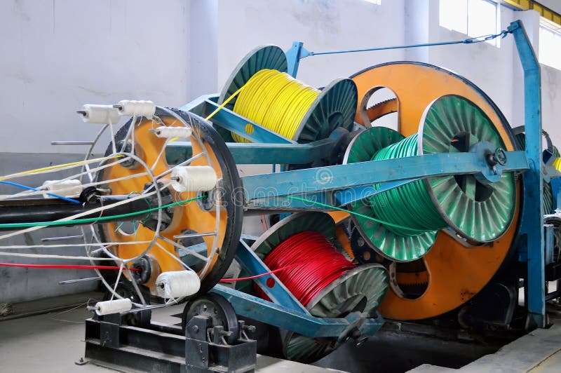 Cable Factory workshop stock photo. Image of girder, connection - 15618558