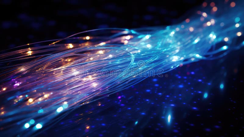 Cable fiber data stock illustration. Illustration of data - 369429635