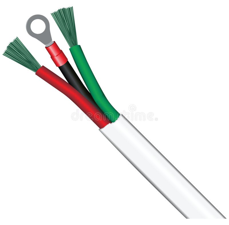 Cable grounding stock vector. Illustration of cartoon - 44519915