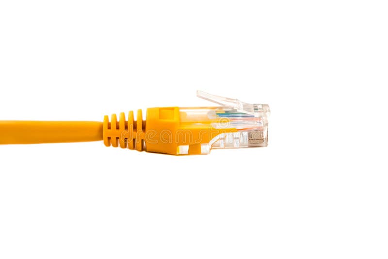 Cable Head into Head Rj45,network,RJ45,plug. Stock Photo - Image of ...