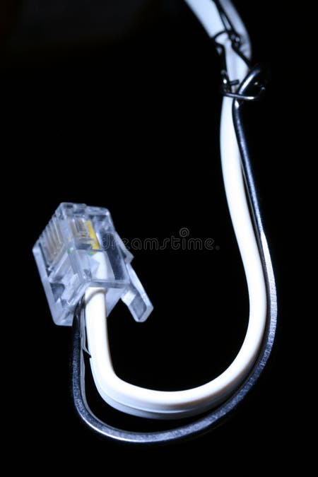 Cable and hook stock photo. Image of plug, modem, internet - 6812638
