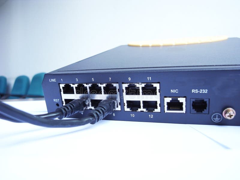 Cable & hub stock image. Image of cable, clean, broadband - 6029067