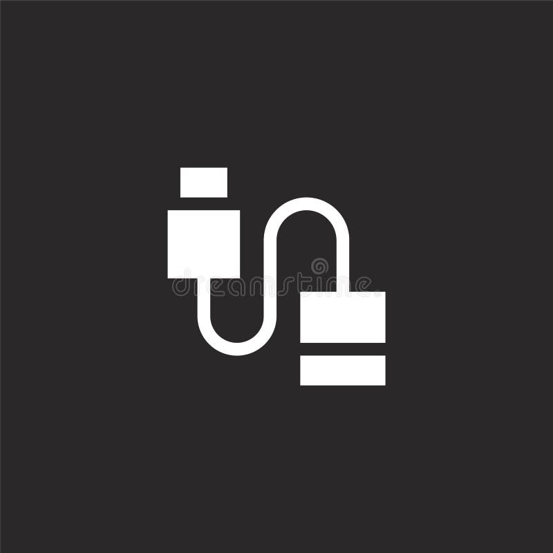 Cable Icon. Filled Cable Icon for Website Design and Mobile, App ...