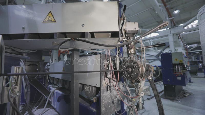 Cable Insulation Process in the Factory. Cable Insulation Machine ...