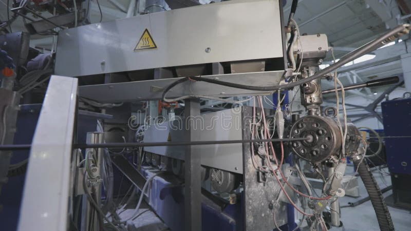 Cable Insulation Process in the Factory. Cable Insulation Machine ...
