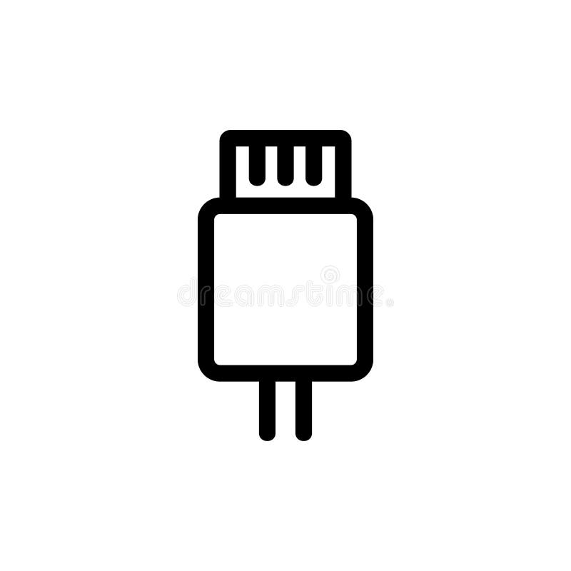Cable Internet Icon Vector. Isolated Contour Symbol Illustration Stock ...